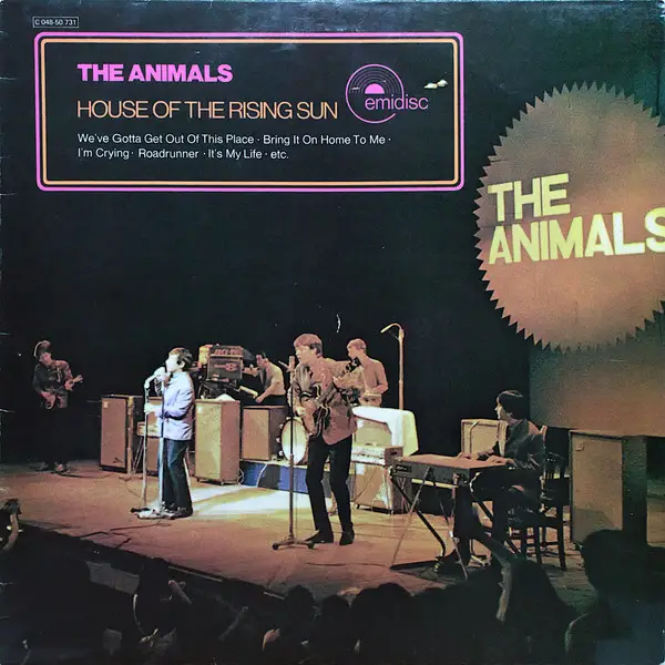 Animals The house of the rising sun (Vinyl Records, LP, CD) on CDandLP